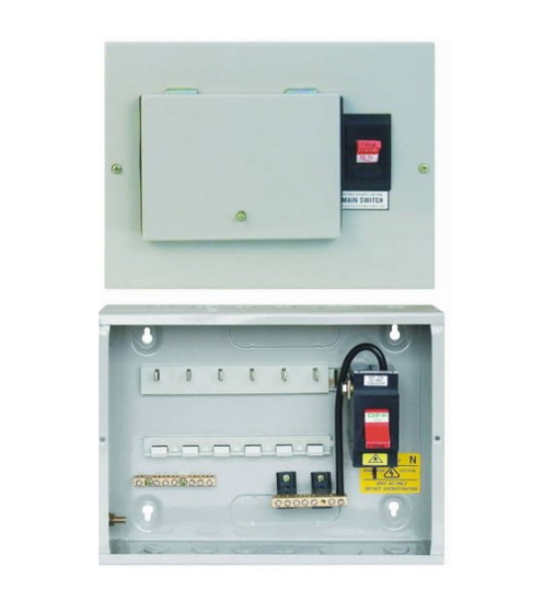 Reduxmax Online Shopping Store. 4Way Single Phase Eaton-MEM Consumer Unit Distribution Board c/w MCB
